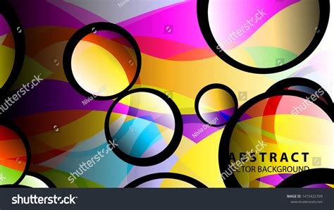 Abstract Colorful Bubble Background Vector Illustration Stock Vector Royalty Free 1415422709