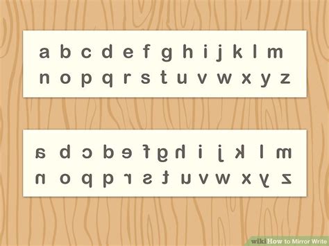 how to mirror write 7 steps with pictures wikihow