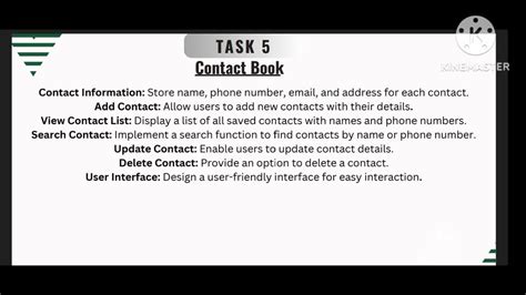 Codesoftinternship Contactbook Techinnovation Codingmilestone