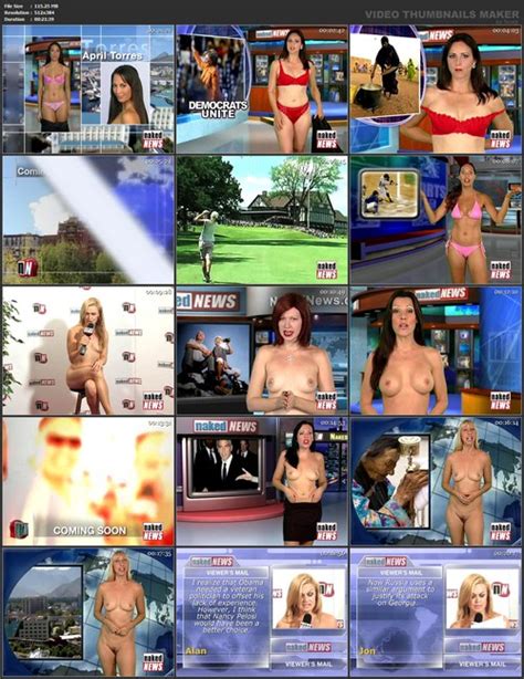 Naked News TV Presenter Naked Softcore Vids Page