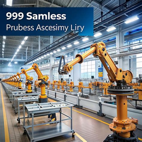 Seamless Production Robot Assembly Line Premium Ai Generated Image