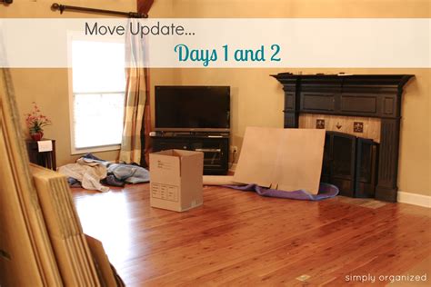 Move Update Days 1 And 2 Simply Organized
