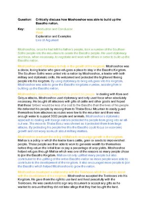 Solved Different Responses To The TRC History Studocu