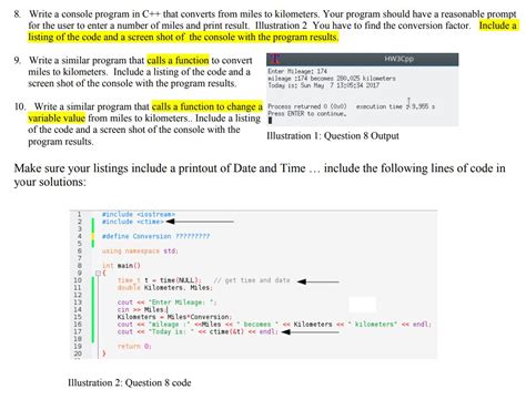 Solved 8 Write A Console Program In C That Converts From