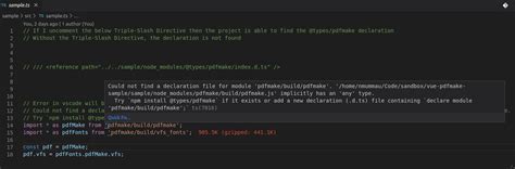 Typespdfmake Could Not Find Declaration File For Module · Issue 42761 · Definitelytyped