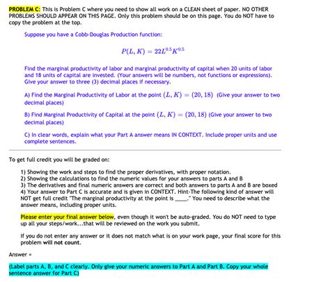 Solved Problem C This Is Problem C Where You Need To Show