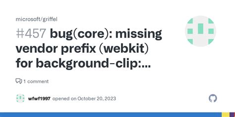 bug core missing vendor prefix webkit for background clip text · issue 457 · microsoft