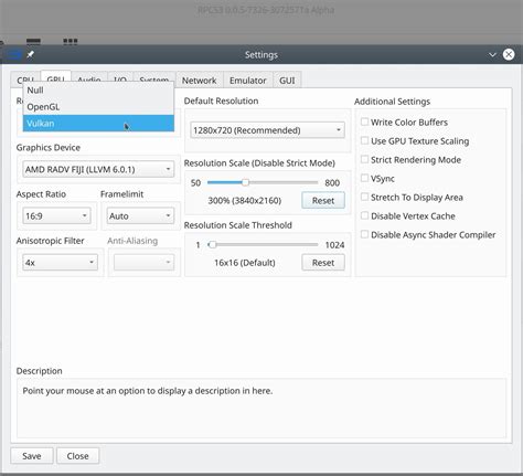 no vulkan device was created on 7336 · issue 5124 · rpcs3 rpcs3 · github