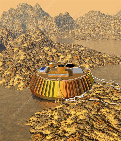 Huygens Probe On The Surface Of Titan Stock Image R2500101