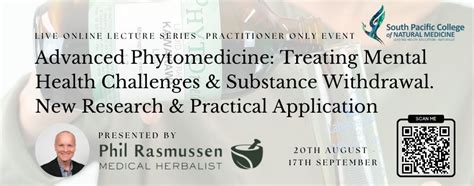 Live Online Lecture Series Advanced Phytomedicine Fxmed