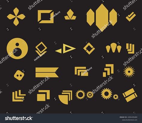 Different Types Logos Commercial Uses Stock Vector Royalty Free