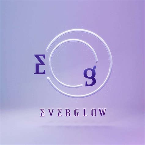 Everglow Logo Font Kpop Fonts