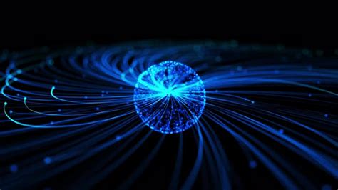 abstract concept on web network data and communication particle lines