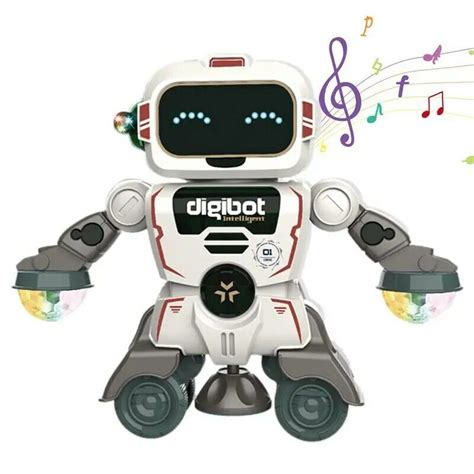 روبوت رقص يغني مع أضواء وامضة للأطفال ، لعبة مشي إلكترونية ، موسيقى ، إبداعية وتعليمية Arabshoppy