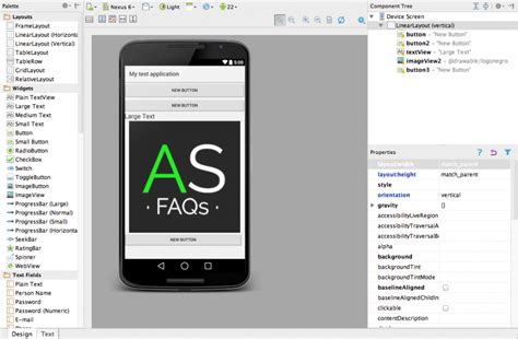 Qué tipos de layouts existen en Android Studio
