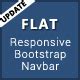 Flat Responsive Bootstrap Menu By Designcollection CodeCanyon