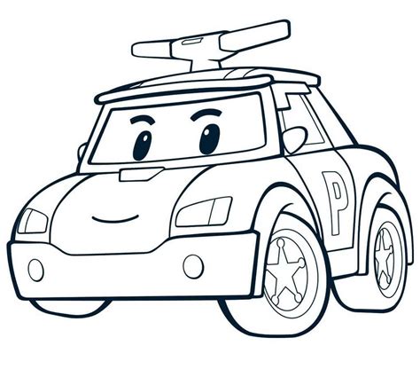 Coloriage Robocar Poli Coloriages Pour Enfants Imprimer