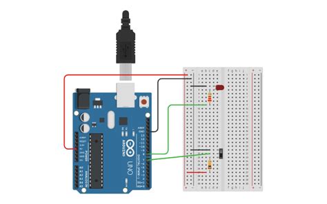 Circuit Design 실습 6 4 슬라이드 스위치로 Led 켜고 끄기 Tinkercad