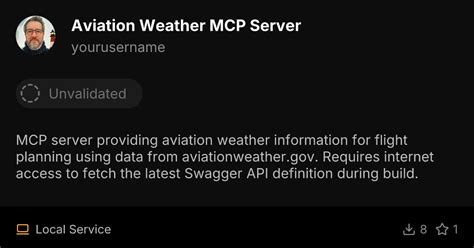 Aviation Weather Mcp Server Mcp Se Lobehub