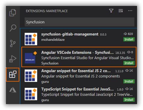 Download And Installation Angular Syncfusion