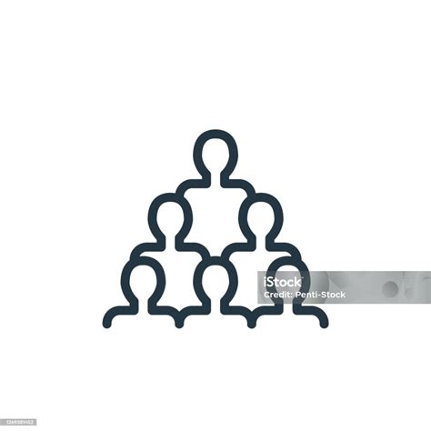 흰색 배경에서 격리된 군중 벡터 아이콘입니다 개요 웹 사이트 디자인 및 모바일 응용 프로그램 개발을위한 얇은 라인 군중 아이콘 얇은 줄 군중 윤곽선 아이콘 벡터