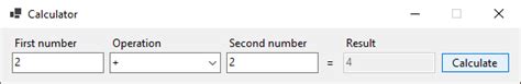 Github Jaroshevskiisimple Calculator Win Forms A Simple Calculator