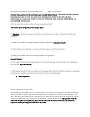 Post Questions And Data For Scientific Method Lab Steps Course Hero