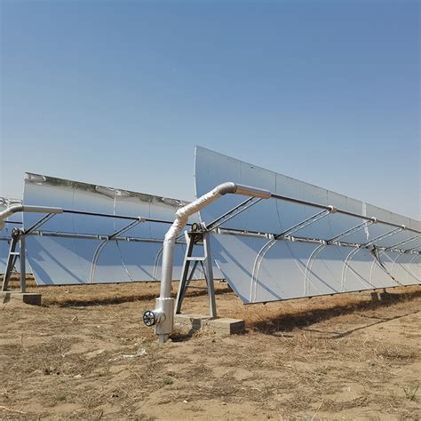 High Efficiency Csp Parabolic Trough Solar Concentrator Use Heat Transfer Oil To Produce Steam