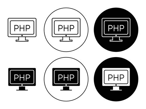 Php Outline Icon Drawing Set Php For App Web Use 47625276 Vector Art At Vecteezy