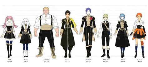 Characters Lineup Art Fire Emblem Three Houses Art Gallery Fire Emblem Warriors Fire
