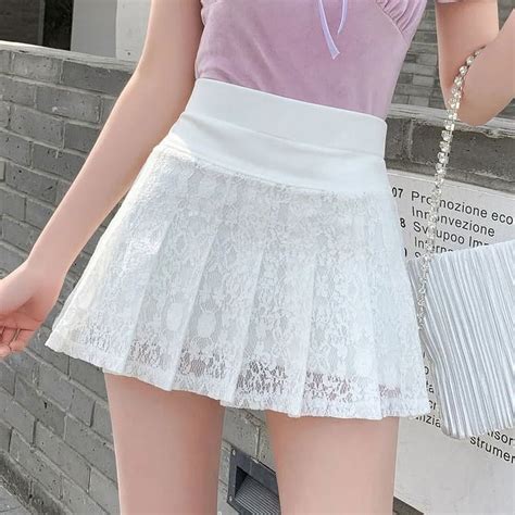 White Lace Skirt