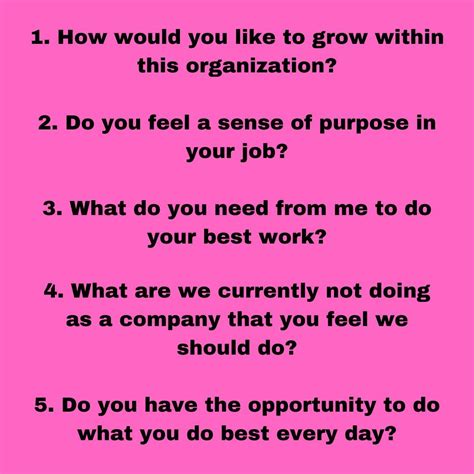 5 Questions Every Manager Should Ask Their Direct Reports Link