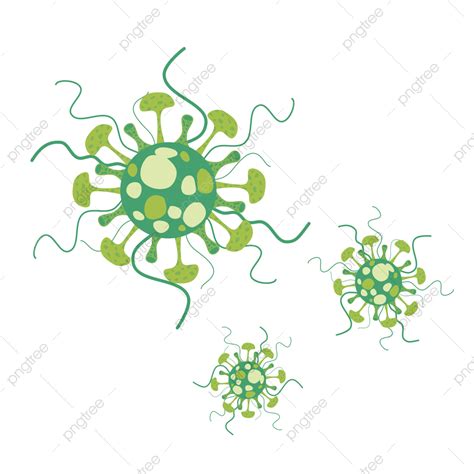 돌연변이 바이러스 변종에 대한 그림 삽화 벡터 바이러스 Png 일러스트 및 벡터 에 대한 무료 다운로드 Pngtree