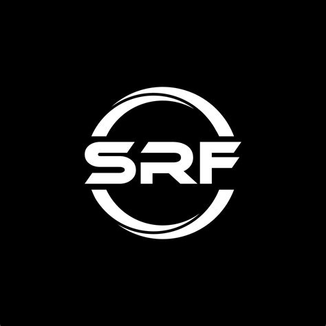 Srf Letter Logo Design In Illustration Vector Logo Calligraphy