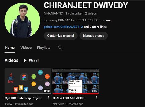 Youtube Newbeginnings Chiranjeet Dwivedy