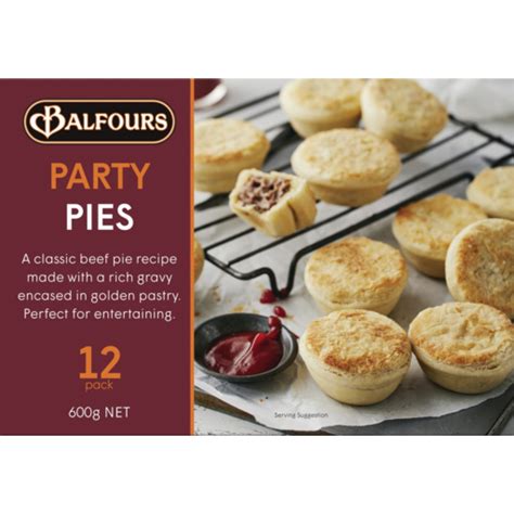Balfours Party Pies 12 Pack 600g Drakes Online Shopping Woodcroft