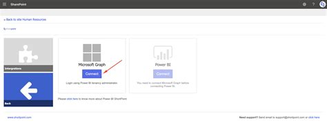 How To Disconnect Microsoft Graph Integration Shortpoint Support