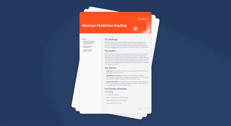 Predictive And Automated Routing Capabilities Genesys