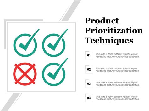 Product Prioritization Techniques Ppt Powerpoint Presentation Pictures Shapes