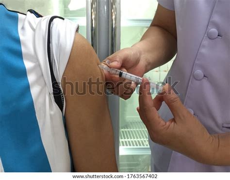 Adult Patient Having Subcutaneous Injection Deltoid Stock Photo Shutterstock
