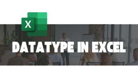 Data Types In Excel