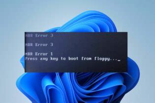 MBR Error Common Causes How To Fix It