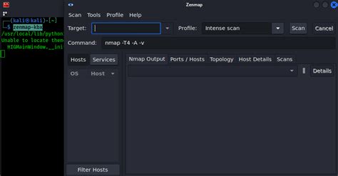 Установка и использование Zenmap на Kali Linux 2023