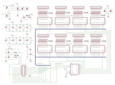 8x8x8 Rgb Led Cube Schematic Circuit Diagram