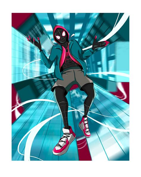 Иллюстрация Человек паук в стиле 2d