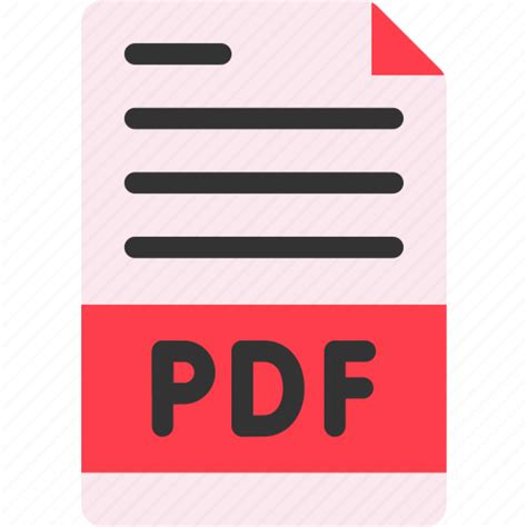 Portable Document Format File Icon Download On Iconfinder