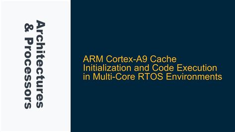 ARM Cortex A Cache Initialization And Code Execution In Multi Core RTOS Environments System