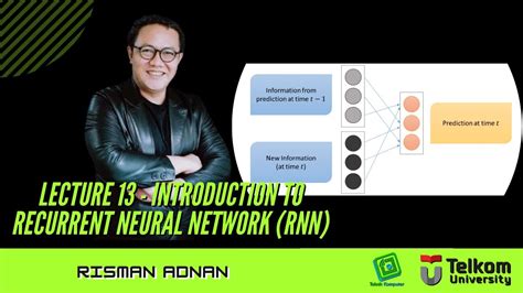 Lecture 13 Ml Introduction To Recurrent Neural Network Rnn By Risman