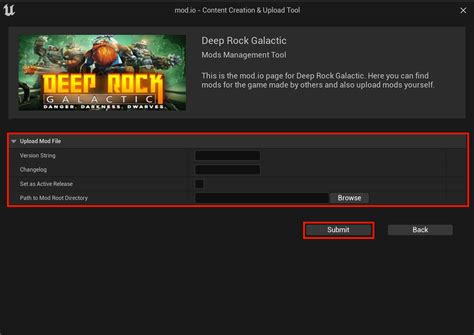 mod creation tool official documentation