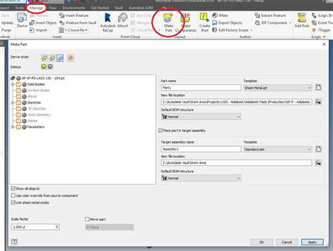How To Create A Mirrored Part In Inventor